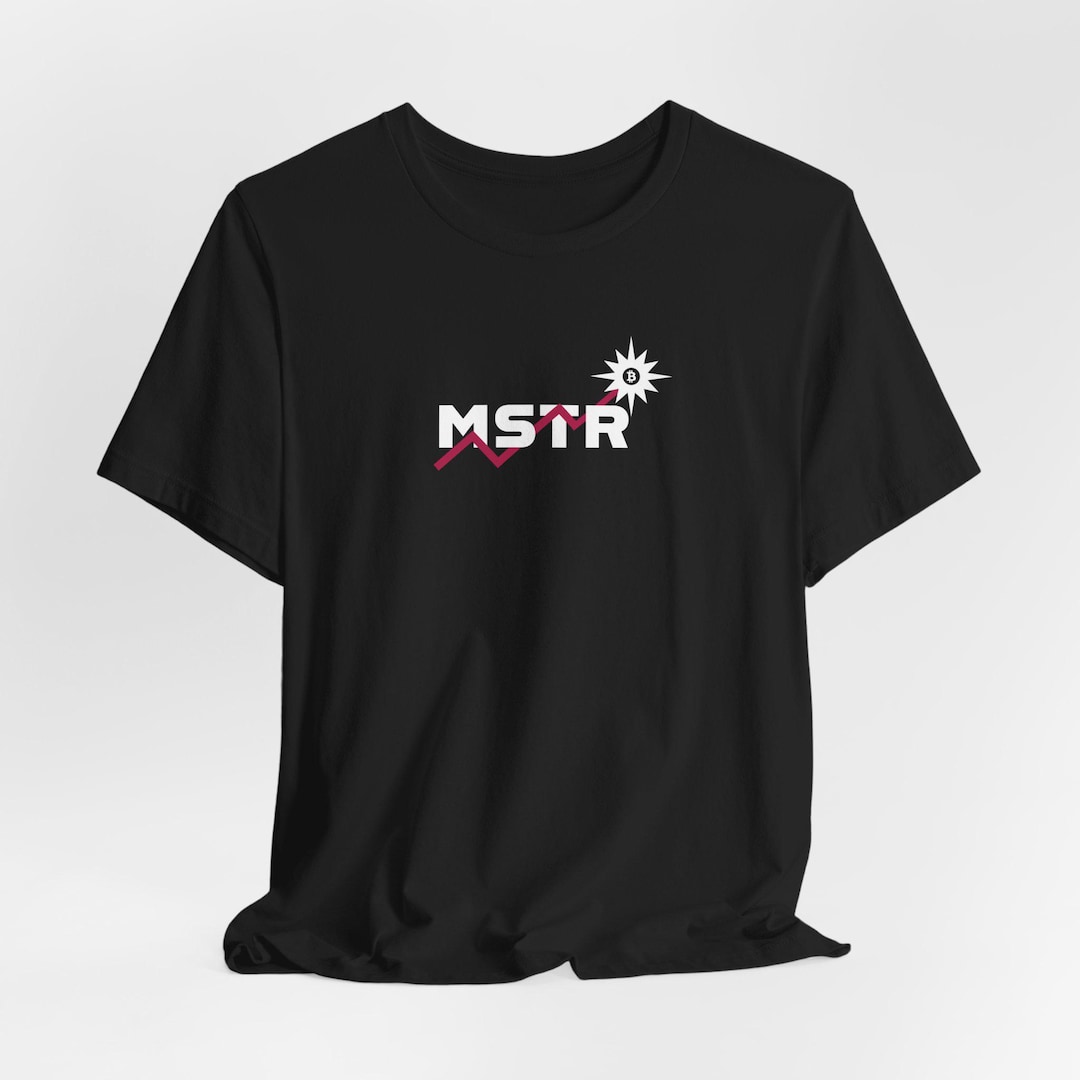 MSTR Bitcoin Logo Minimalist Stock Market Tee, T-shirt, Shirt ...