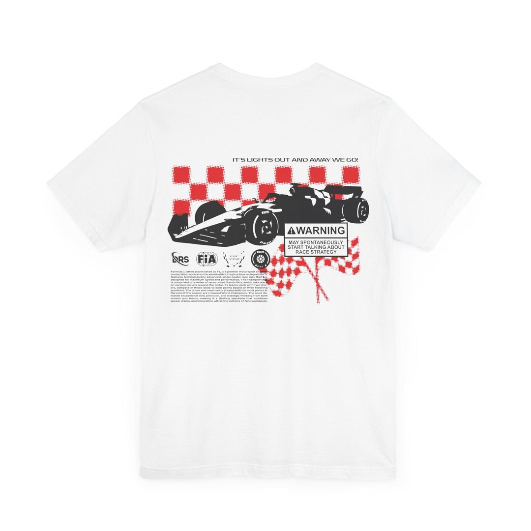 Formula 1 Graphic T-shirt, Motorsport Clothing, F1 Fan Merchandise ...