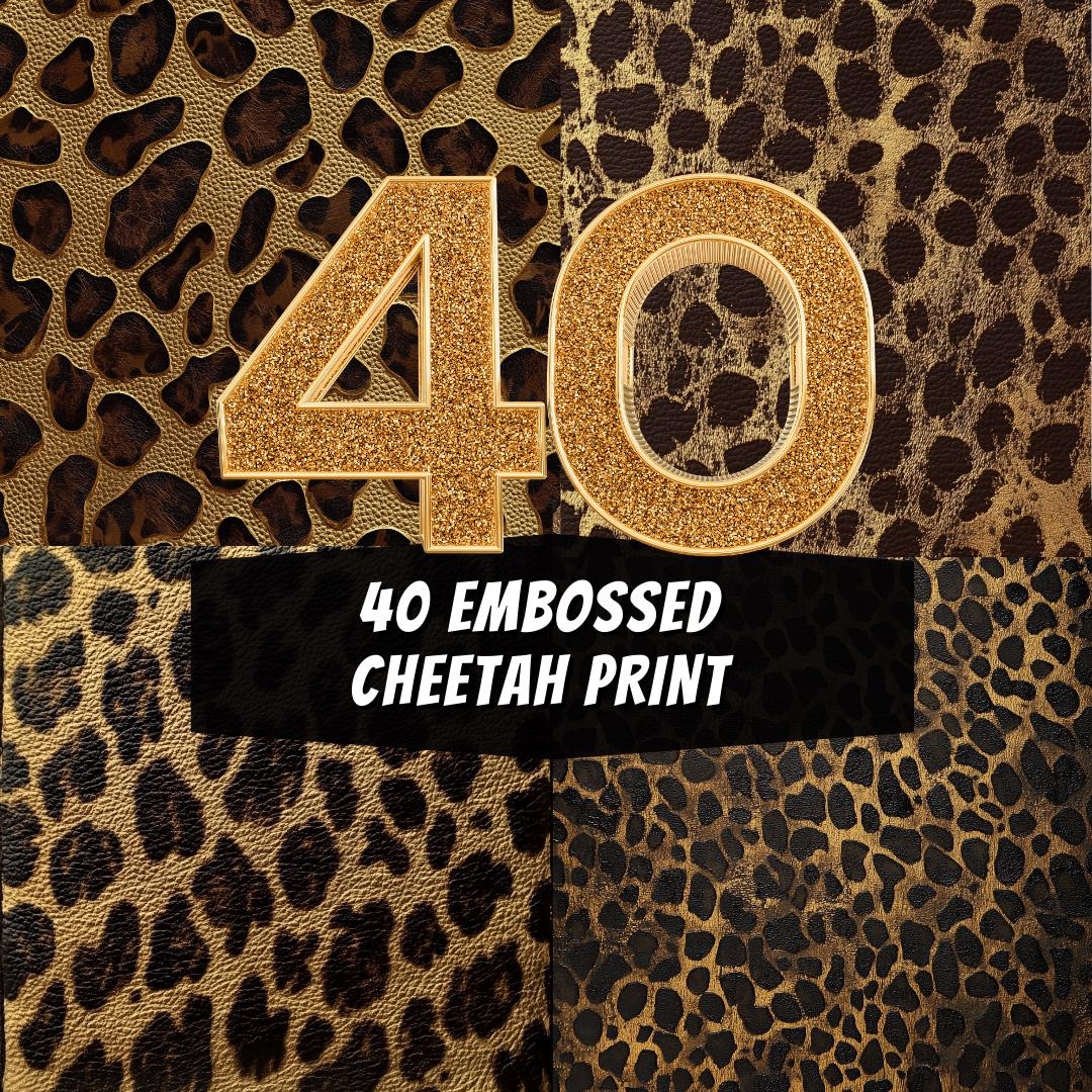 40 Embossed Cheetah Print Patterns - Etsy