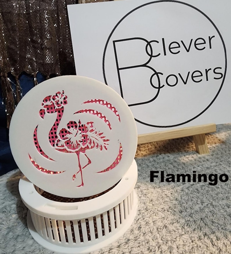Decorative Thermostat/ Smoke/ CO2 Detector Cover 4 1/2 in - Flamingo - Etsy