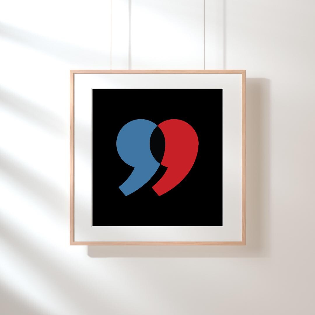 Double Take: 99, 66, or Double Quote?" Poster Print | Abstract Puzzle ...