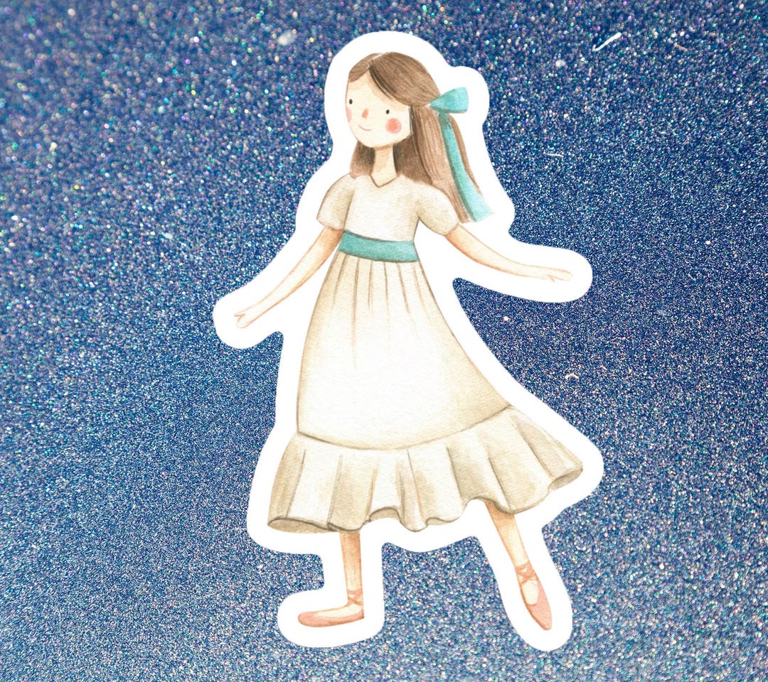 Nutcracker, Clara Sticker, Ballet, Ballerina, Christmas Decal, Gift for ...