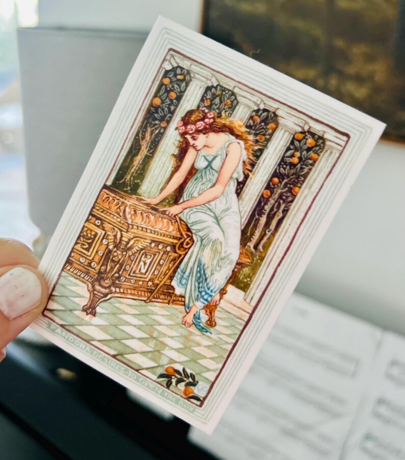 Pandoras Box Greek Mythology 3" Vinyl Sticker-water Resistant - Etsy