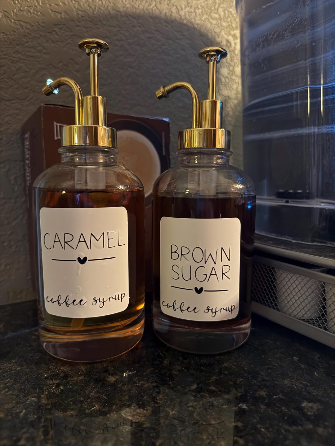 Personalized Coffee Syrup Bottles. - Etsy