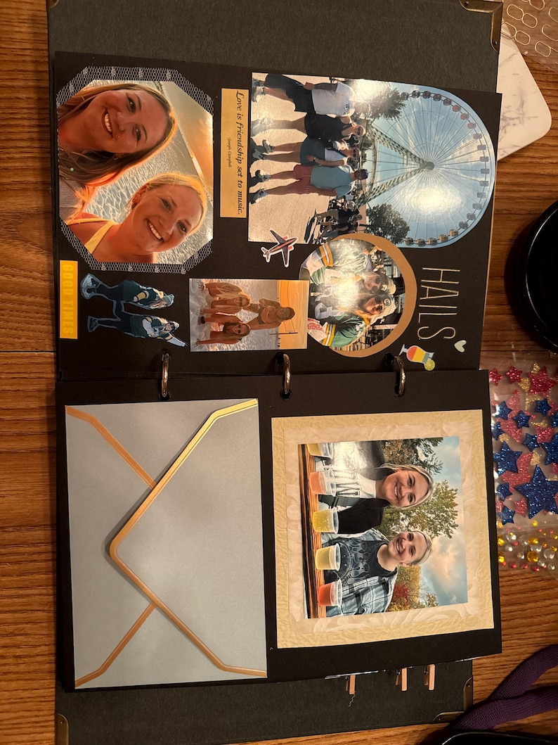 Custom Scrapbook for Bride - Etsy