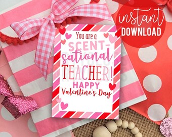 Teacher Valentine Soap Tag - Etsy