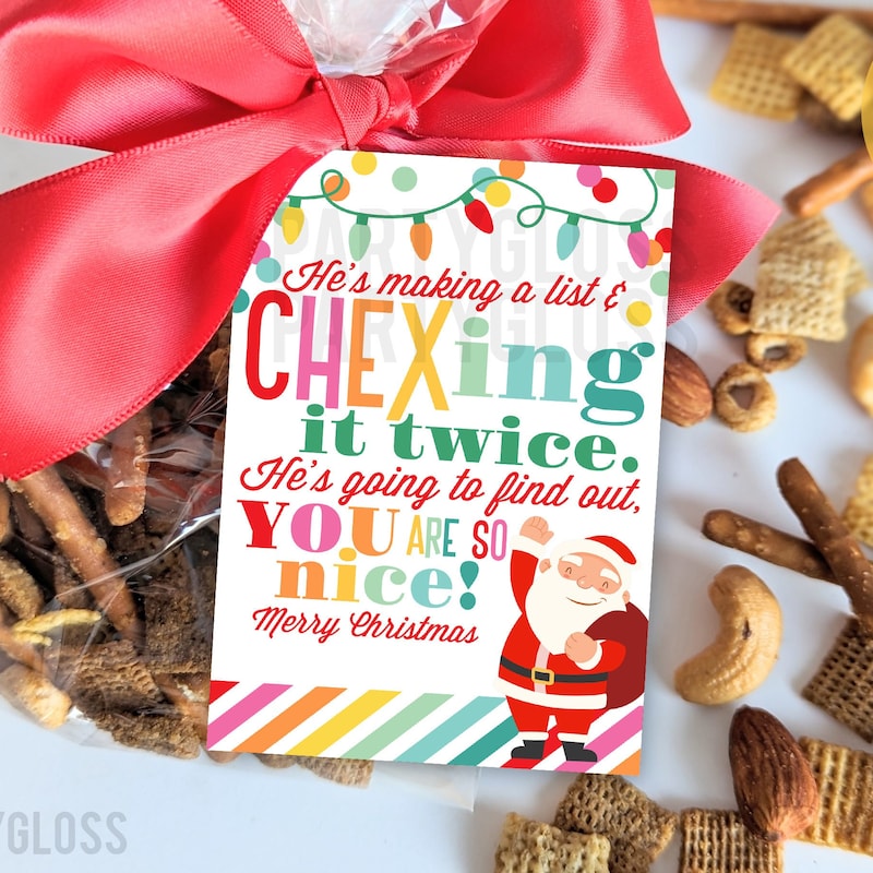 Chex Mix Tags - Etsy