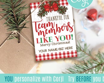 Employee Team Tag - Etsy