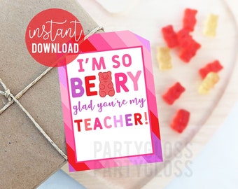 Gummy Bear Teacher Printable Gummy Bear Back To School | TPT