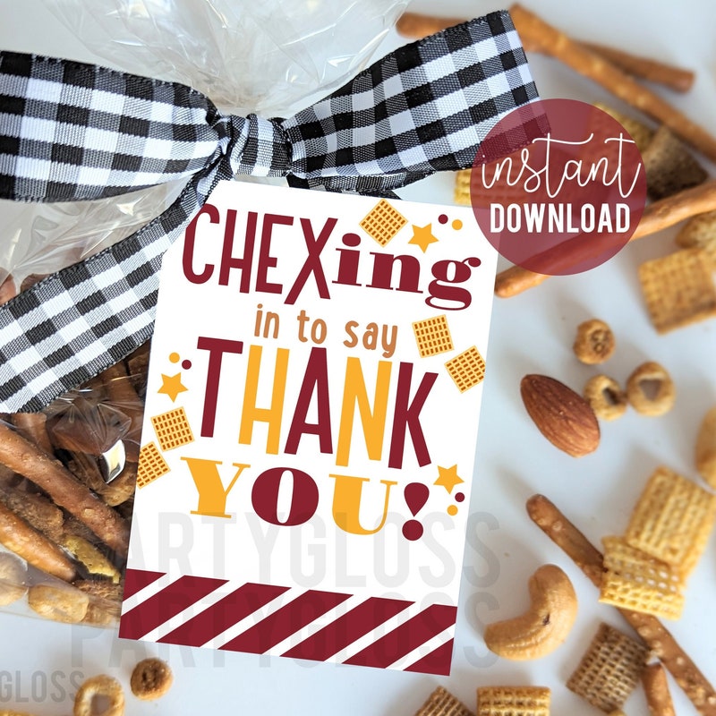Chex Mix Tags - Etsy