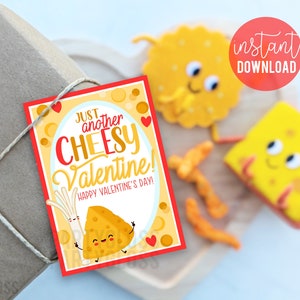 Cheese Valentine's Day Printable, String Cheese Valentine, Cheesey ...
