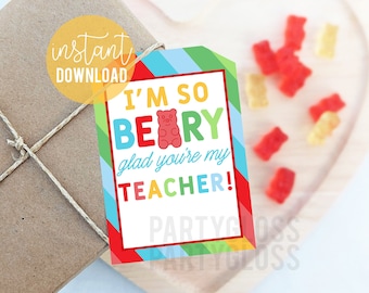 Gummy Bear Teacher Gift - Etsy
