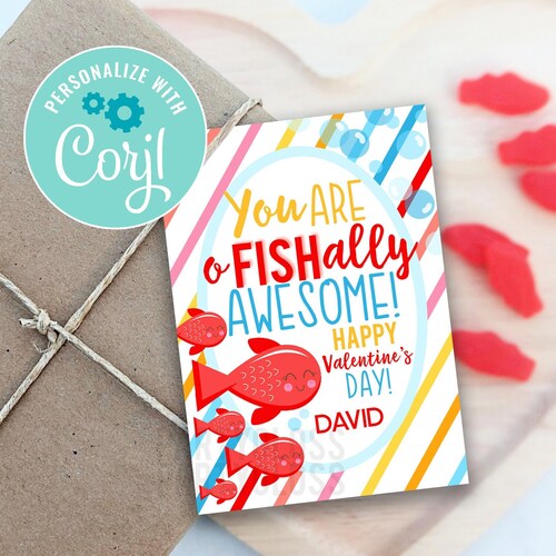 Editable Valentine's Day Printable Tags Cheddar Bunnies - Etsy