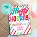 Editable Valentine's Day Printable Tag Dip Dip Hooray - Etsy