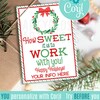 Editable Christmas Thank You Snow Much for All You Do Appreciation ...