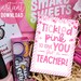 Teacher Appreciation Printable Gift Tags, Back to School First Day ...