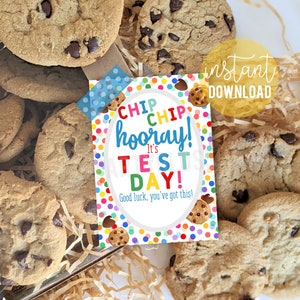 Test Testing Day Good Luck Printable Tags, Printable Chip Chip Hooray ...