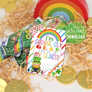 Student Appreciation St. Patrick's Day Printable Tags, Treats From ...