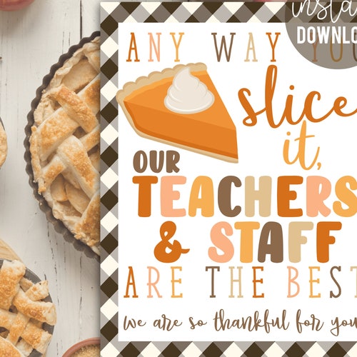 Any Way You Slice It Appreciation Labels Thankful Labels Pie - Etsy