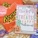 Halloween Printable Gift Tags, Trick or Treat Candy Tag Students Cute ...