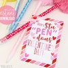 Editable Valentine's Day Printable Tags Silly With You Crazy Straw ...