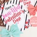 Valentine's Day Printable Tags Bows Valentine Bowtiful Hair Bow Class ...