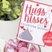 Hugs and Kisses Valentine's Day Printable Tags Valentine Class Team ...