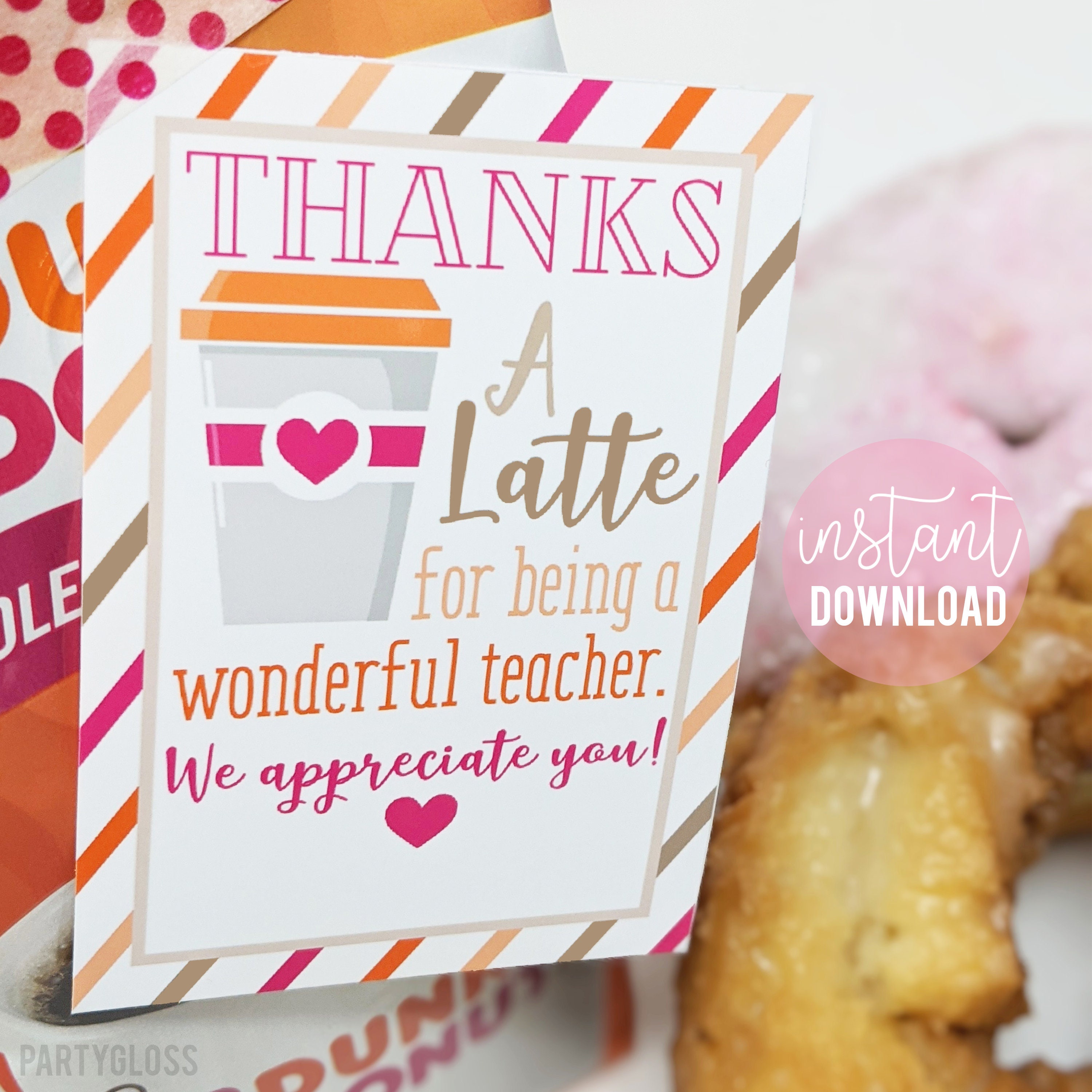 Teacher Appreciation Printables Thanks A Latte