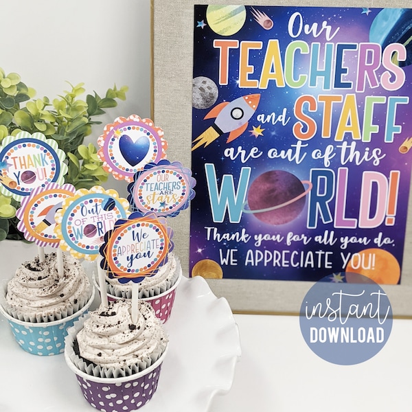 Teacher Appreciation Space Theme - Etsy