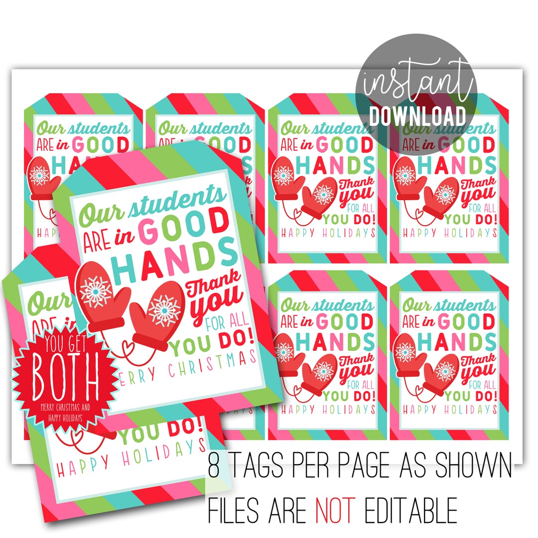 PTO PTA Teacher Printable Tags | Teacher Gift Tag | Nurse Gift Tag ...