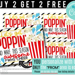 Editable Swim Team Printable Tag | Swim Meet Popcorn Card | Dive Team ...