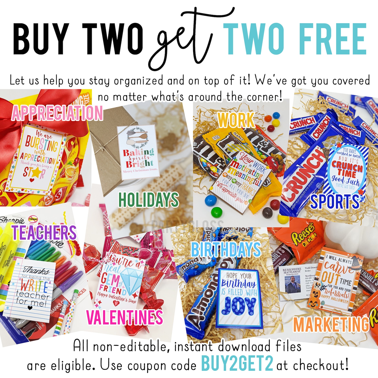 Sip Sip Hooray Birthday Printable Tags Silly Straw Drink - Etsy