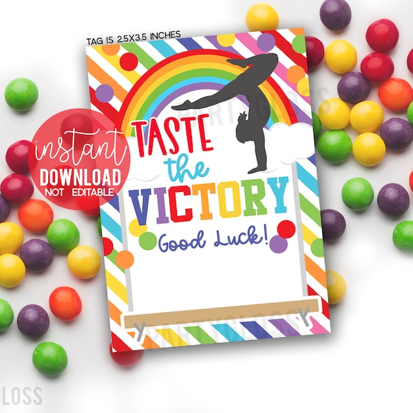 Gymnast Good Luck - Etsy