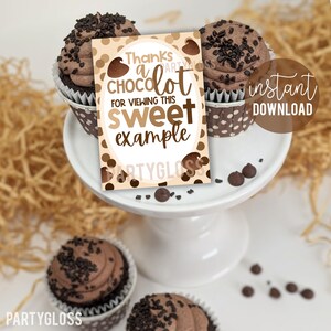 Chocolate Appreciation Printable Gift Tags, Thanks for All You Do ...
