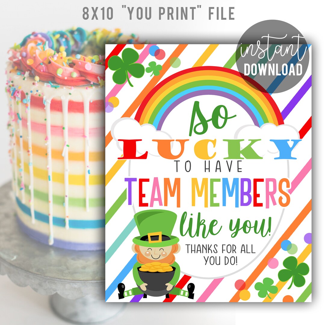 Team Appreciation Printable Sign, Staff Appreciation, Employee ...