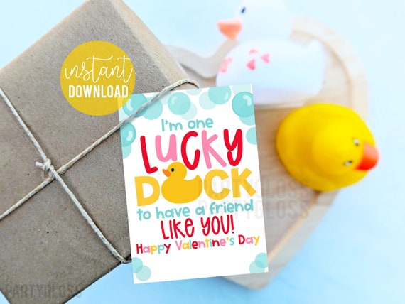 Rubber Ducky Candy Tags
