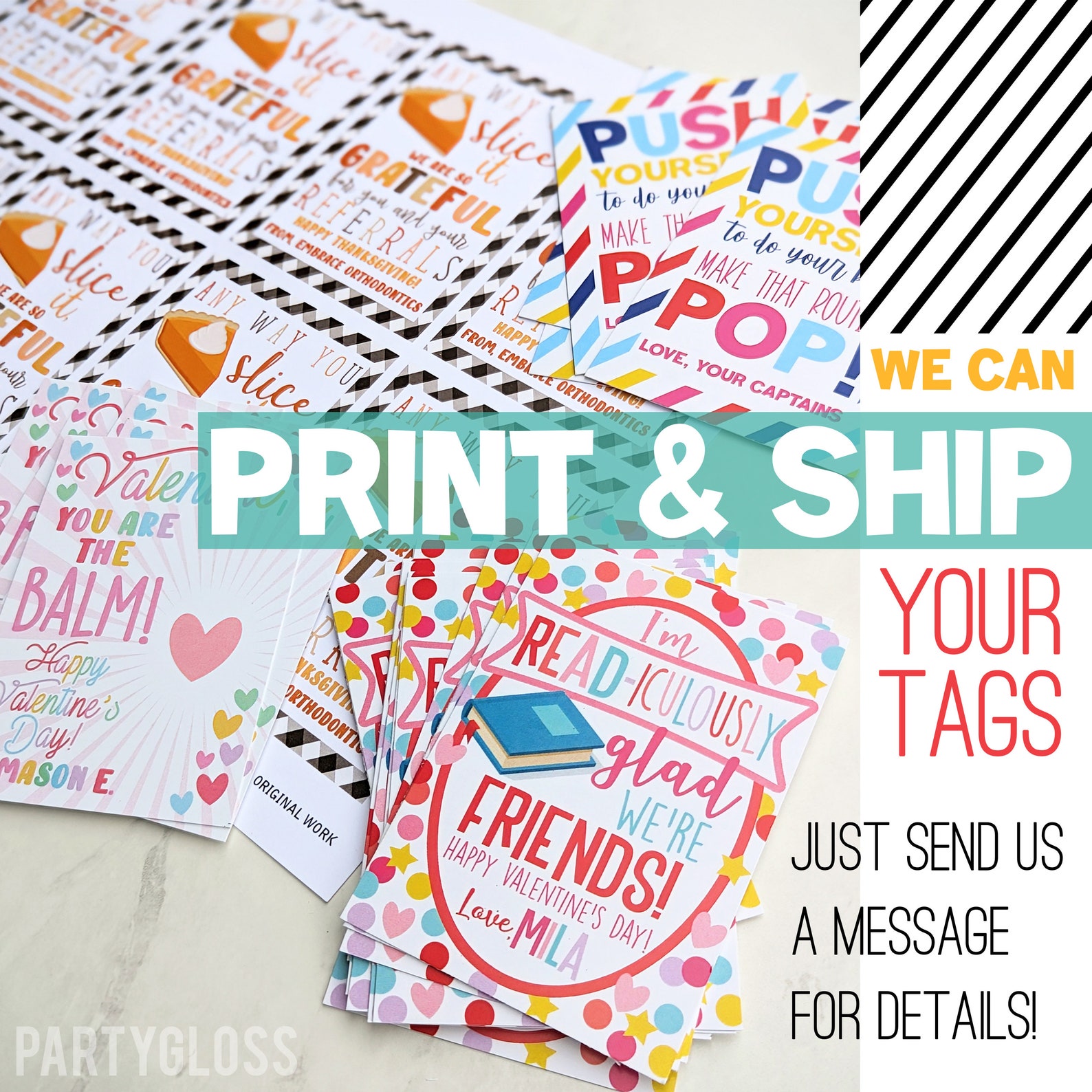 Rice Treat Team Appreciation Printable Gift Tags, Employees Support ...