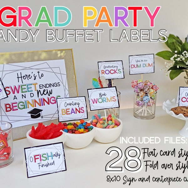 Graduation Food Bar - Etsy