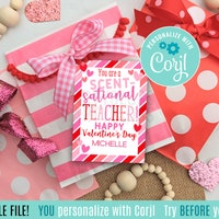 Teacher Staff Appreciation Scent Body Spray Purfume Gift Tag, Spritz ...