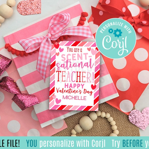 Teacher Valentine Card - Etsy