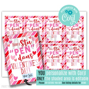 Editable Valentine's Day Printable Stupendous Teacher Valentine Marker ...