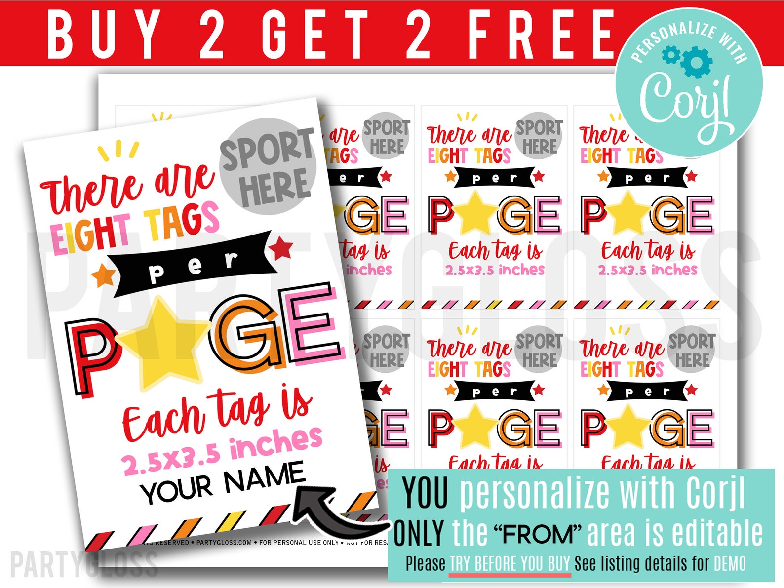 Editable Gymnastics Star Printable Tags Burst Out There Like the Star ...