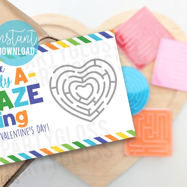 Maze Valentine - Etsy
