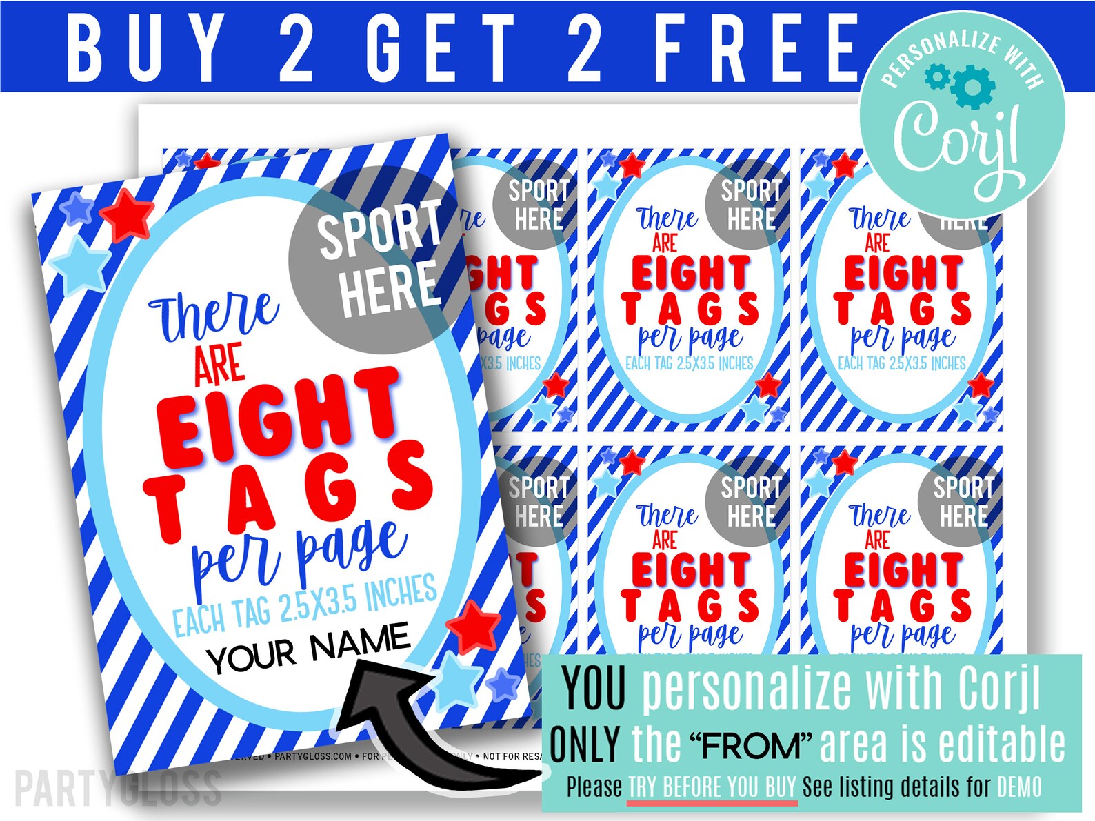 Editable Water Polo Crunch Time Good Luck Printable Gift Tags Chocolate ...