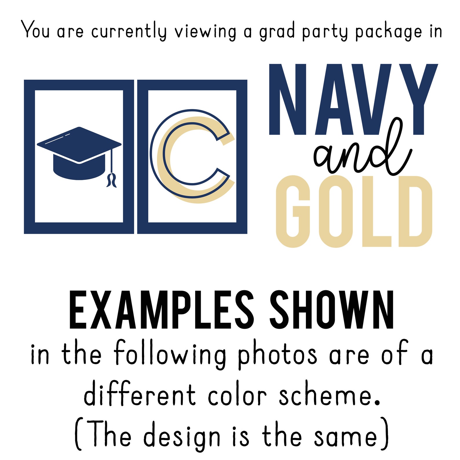 Graduation Printable Package Grad Party Decor Class of - Etsy