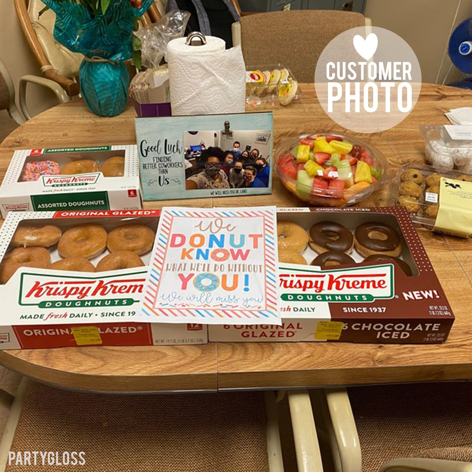 Donut Know What We'll Do Without You 8x10 Printable Sign, Doughnut ...