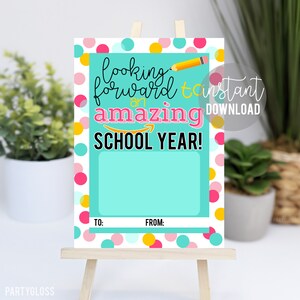 Back to School Printable Gift Card Holder, Amazon Gift Card Teacher ...
