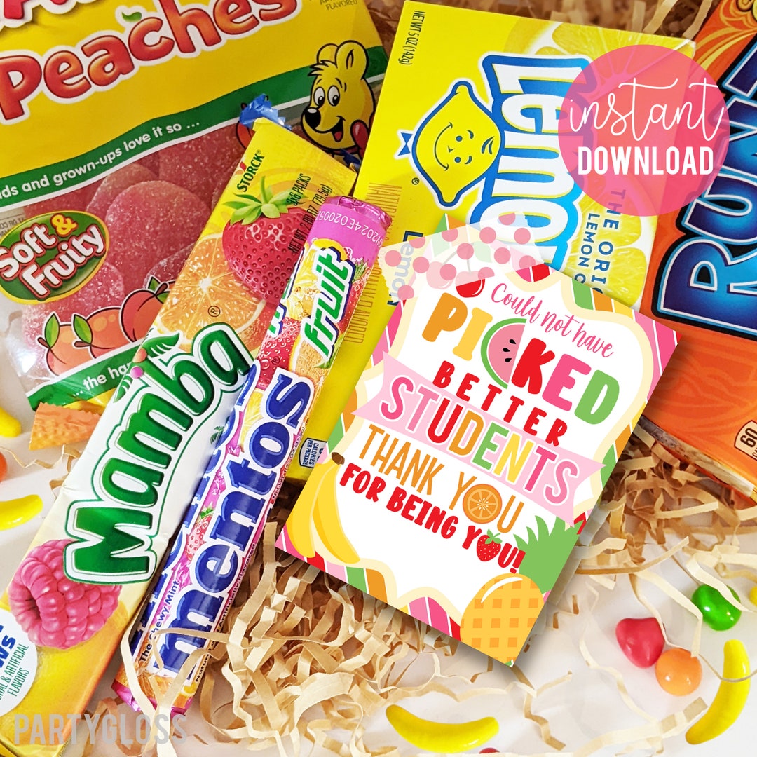 Student Appreciation Printable Tag | Gift for Students | Student Treats ...