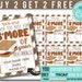 Editable Smore Customer Referrals Printable Gift Tags, Never Too Busy ...