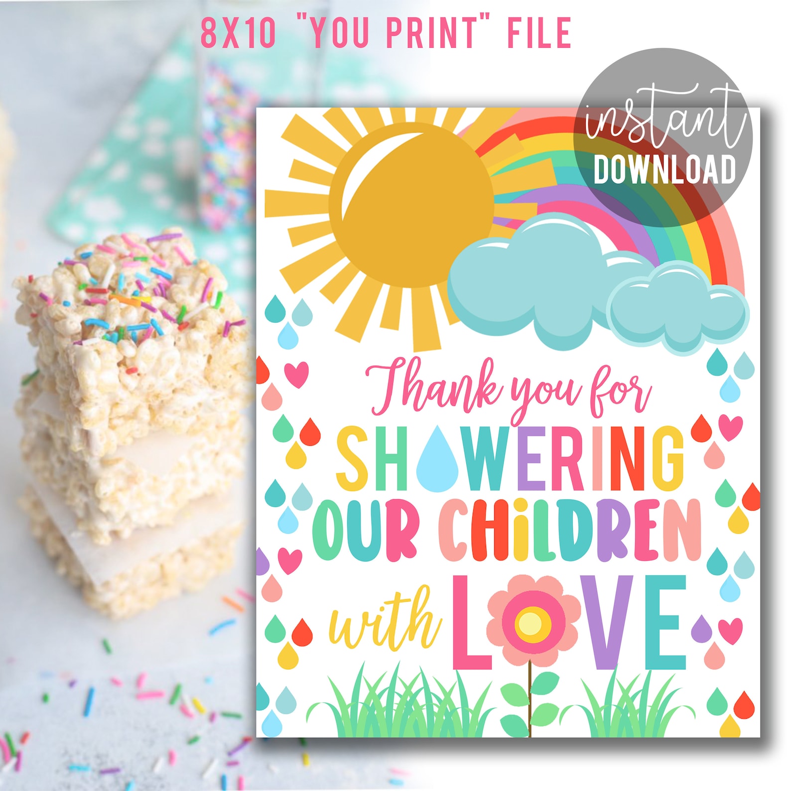 Teacher Appreciation Print | Daycare Appreciation | Treat Sign ...
